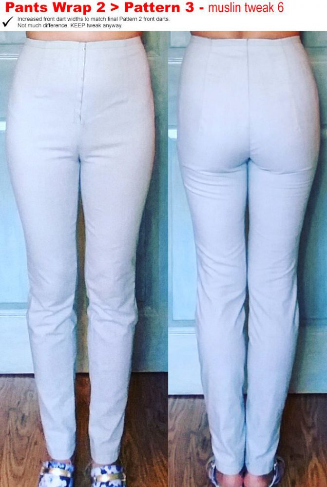 Pants/Trousers Wrap – Flattening & Tweaks | The Overflowing Stash